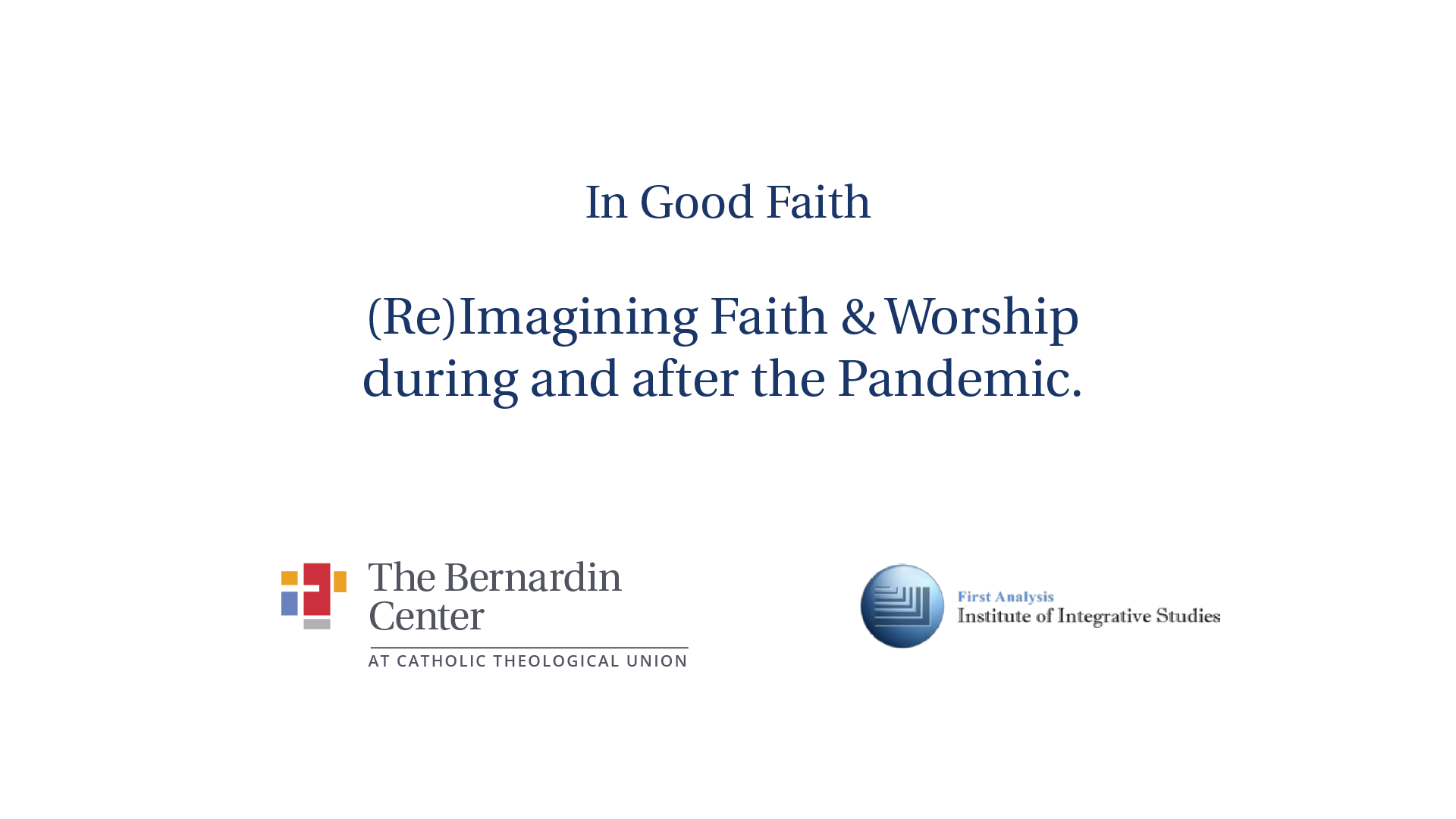 In Good Faith 2021 - Learn@CTU